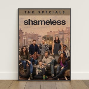 Shameless Poster | Retro Print | Wall Art | Kraft Paper Print | Home ...
