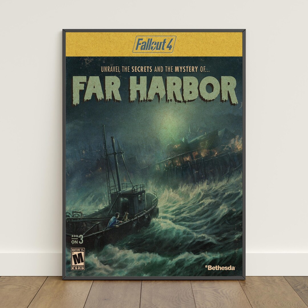 Fallout Poster Retro Print Wall Art Kraft Paper Print Home Decor Gift ...