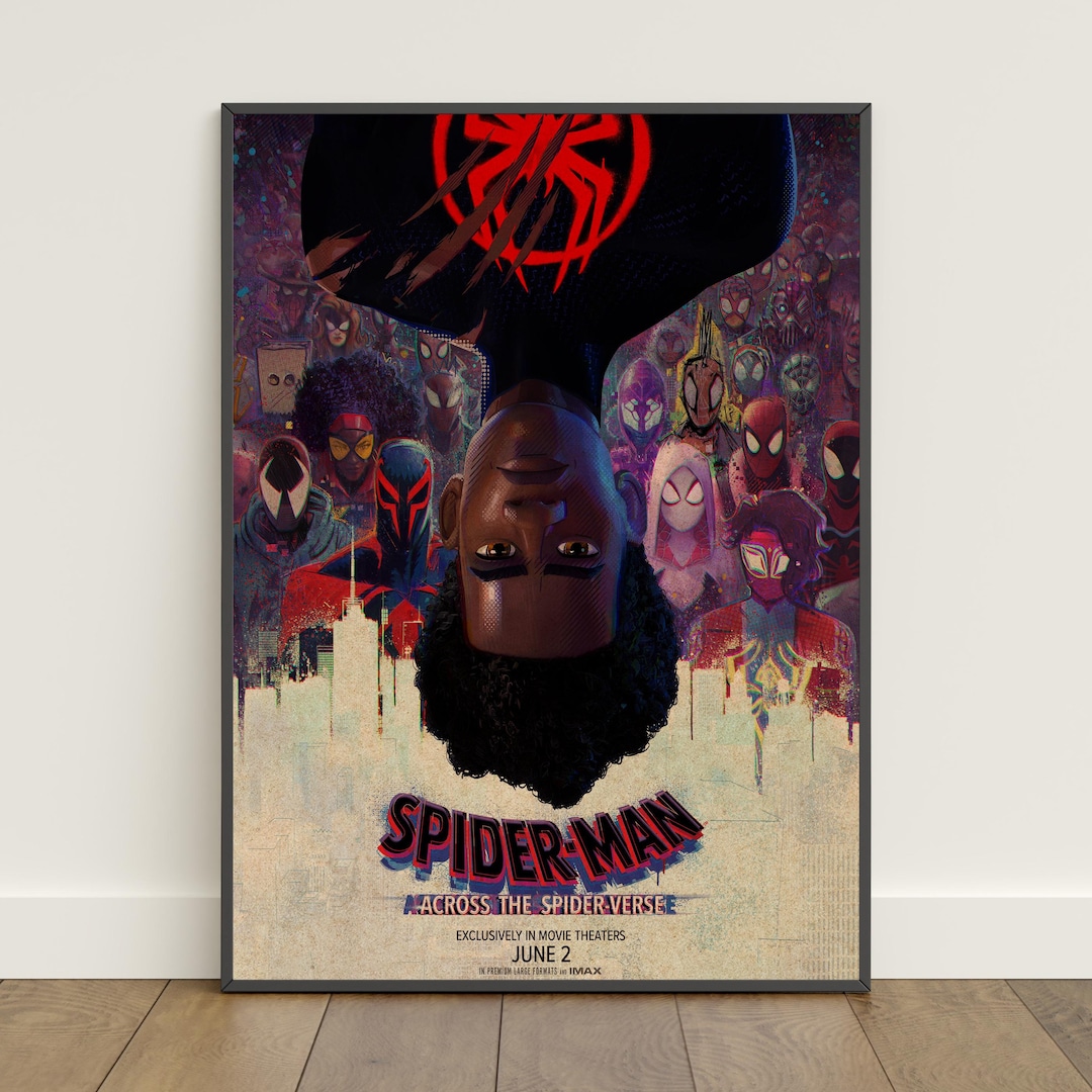 Spider-man Poster | Retro Print | Wall Art | Kraft Paper Print | Home ...
