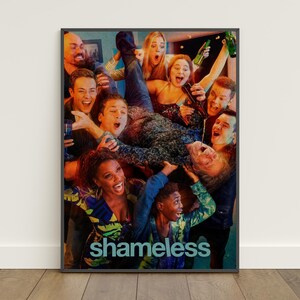 Shameless Poster | Retro Print | Wall Art | Kraft Paper Print | Home ...