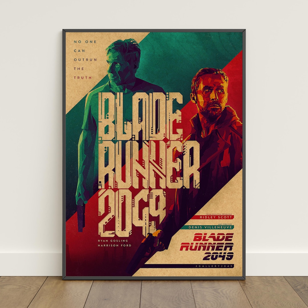 Blade Runner Poster | Retro Print | Wall Art | Kraft Paper Print | Home ...