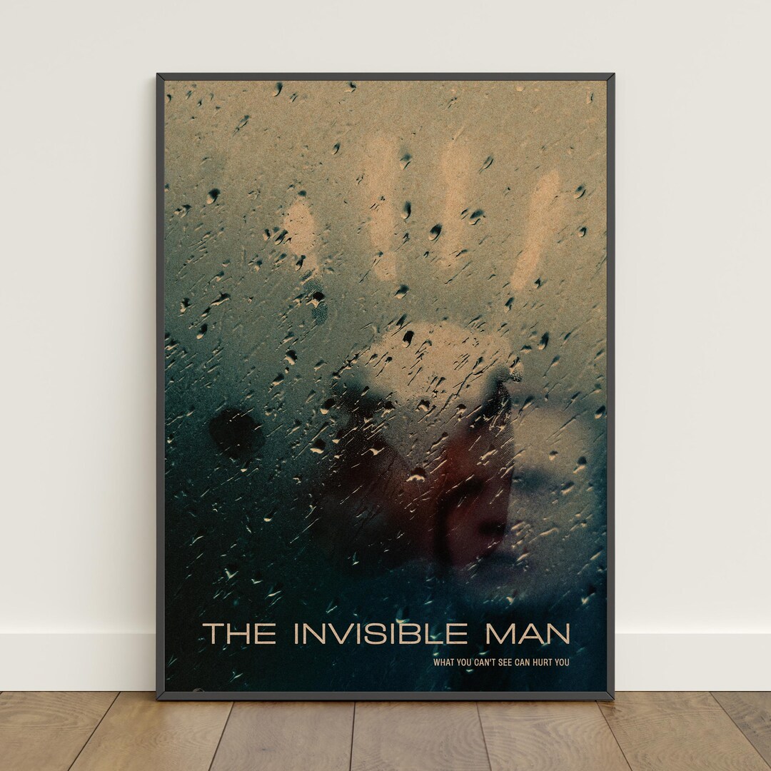 The Invisible Man Poster | Retro Print | Wall Art | Kraft Paper Print ...