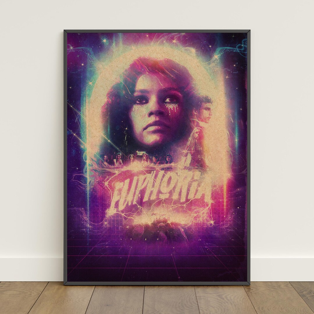Euphoria Poster | Retro Print | Wall Art | Kraft Paper Print | Home ...