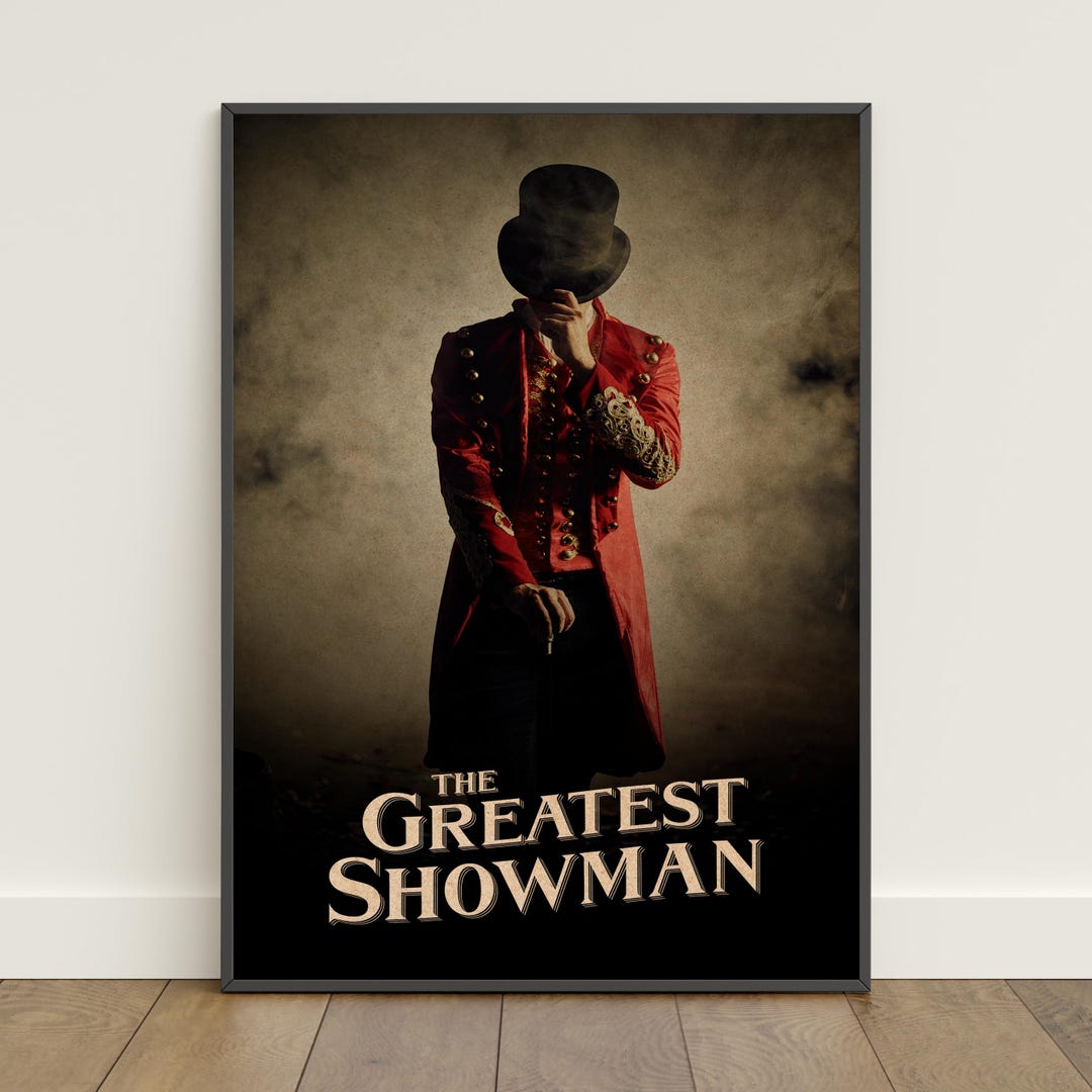 Greatest Showman Poster | Retro Print | Wall Art | Kraft Paper Print ...