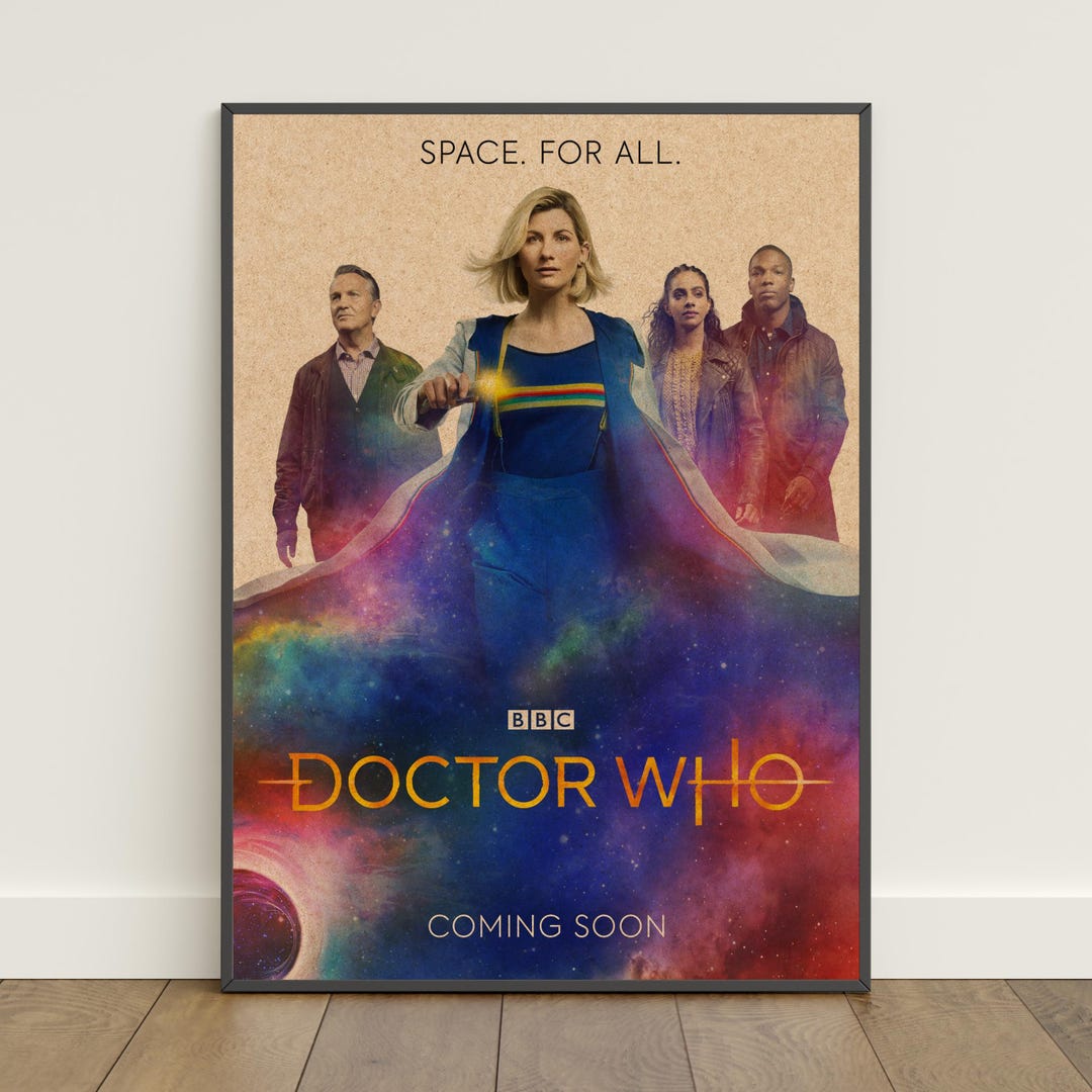 Doctor Who Poster | Retro Print | Wall Art | Kraft Paper Print | Home ...