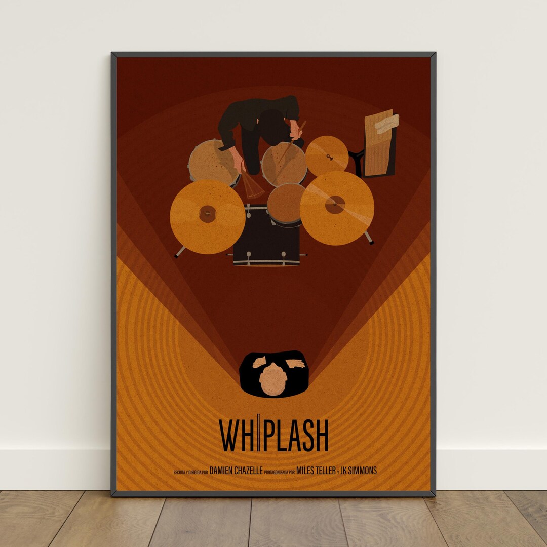 Whiplash Poster | Retro Print | Wall Art | Kraft Paper Print | Home ...