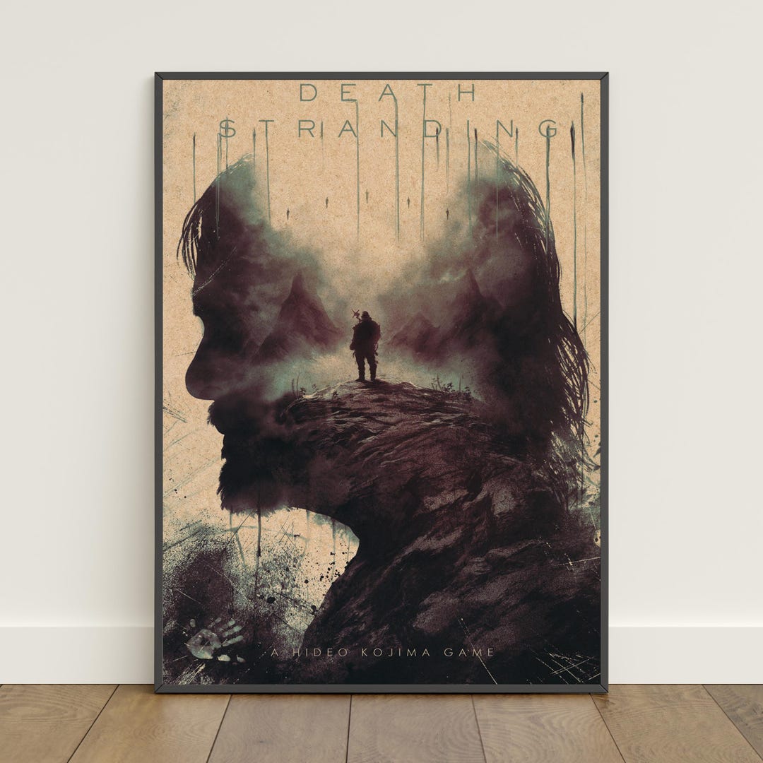 Death Stranding Poster Retro Print Wall Art Kraft Paper Print Home ...
