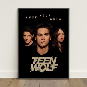 Teen Wolf Poster | Retro Print | Wall Art | Kraft Paper Print | Home ...