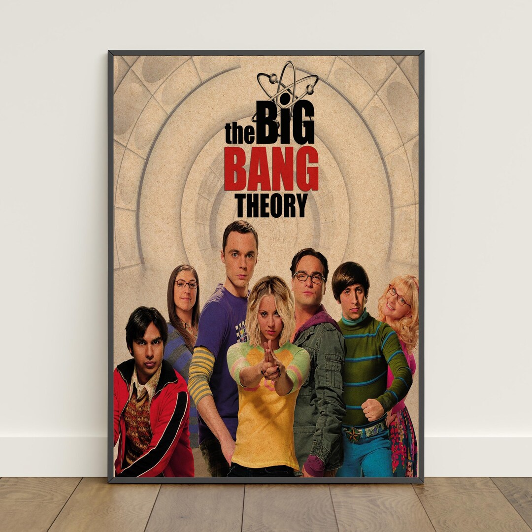 The Big Bang Theory Poster | Retro Print | Wall Art | Kraft Paper Print ...