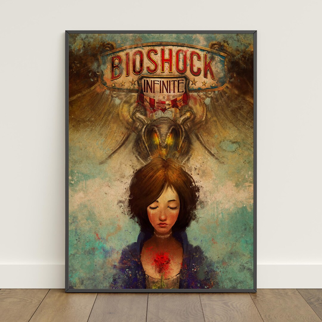 Bioshock Poster | Retro Print | Wall Art | Kraft Paper Print | Home ...