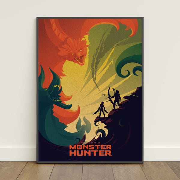 Monster Hunter Art - Etsy
