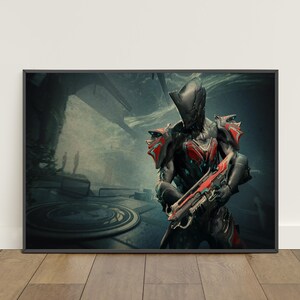 Warframe Poster | Retro Print | Wall Art | Kraft Paper Print | Home ...