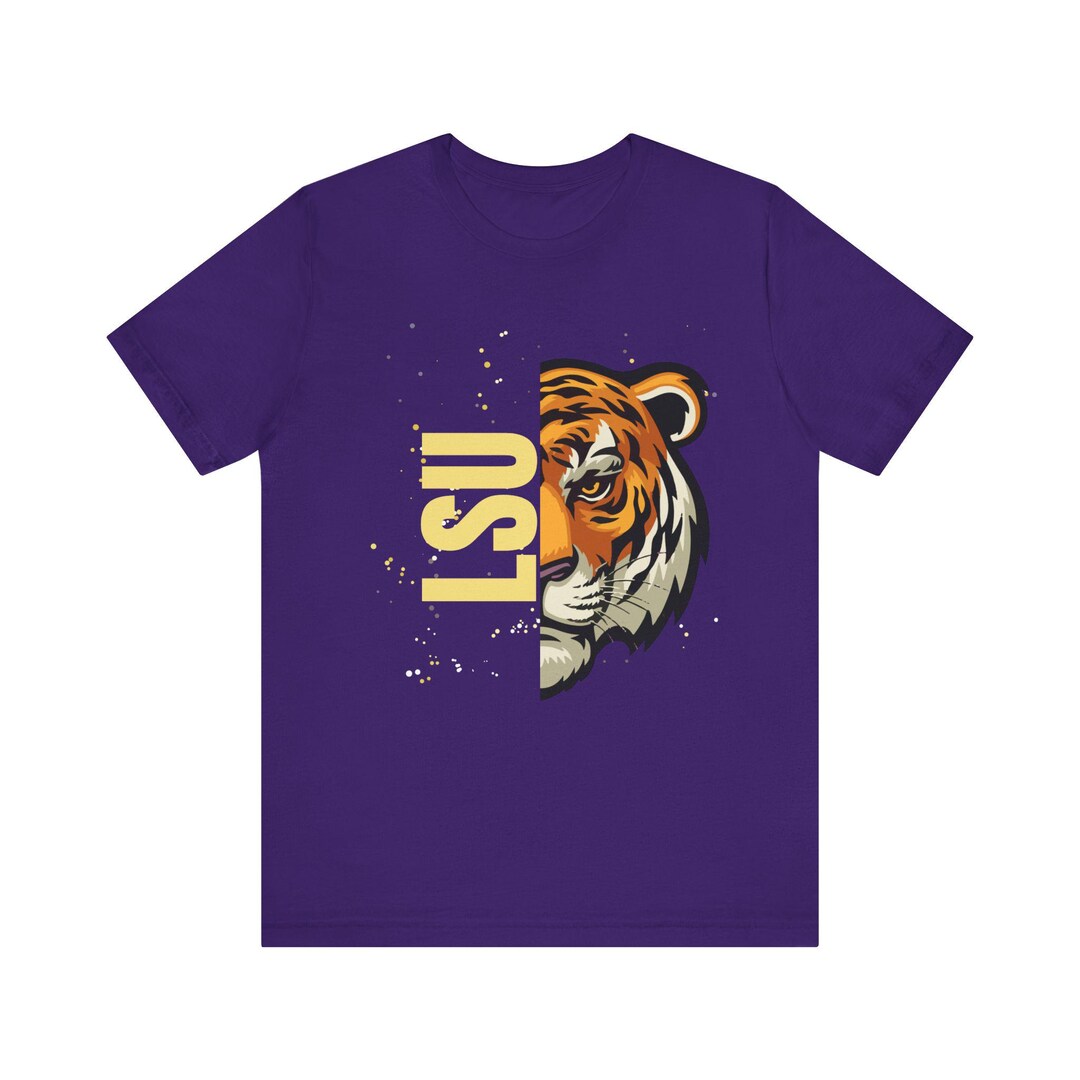 LSU Gameday Tshirt, LSU Fan Tee, Unisex Jersey Shirt, Team Spirit Gift ...
