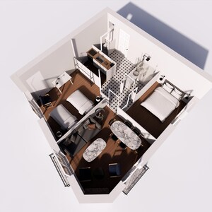 3D Floor Plan,3d Site Map,convert 2d Plan Into 3D Plan,2d Plan Create ...