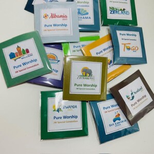 Special Convention 2025 Gifts for Delegates . Colorful Sets of 15 Cards ...