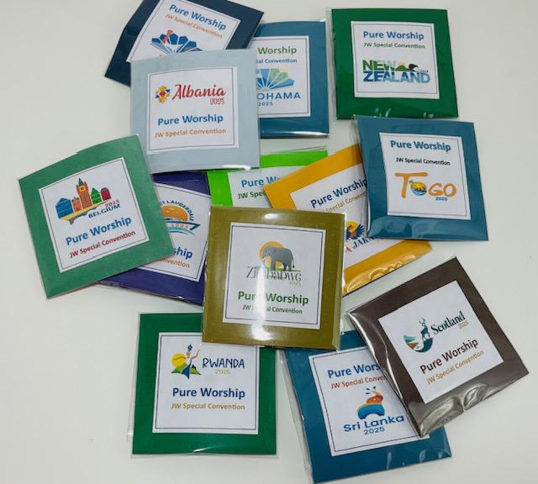 Special Convention 2025 Gifts for Delegates . Colorful Sets of 15 Cards ...