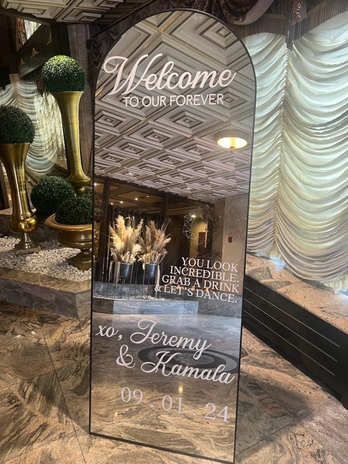 Mirror Welcome Sign - Etsy