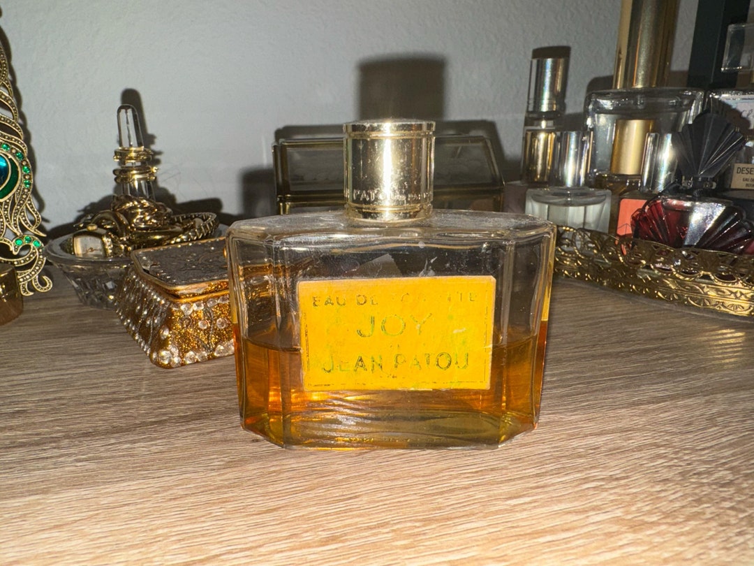 Rare Vintage JEAN PATOU PARIS Joy Eau De Toilette 3 Oz With Old Gold ...