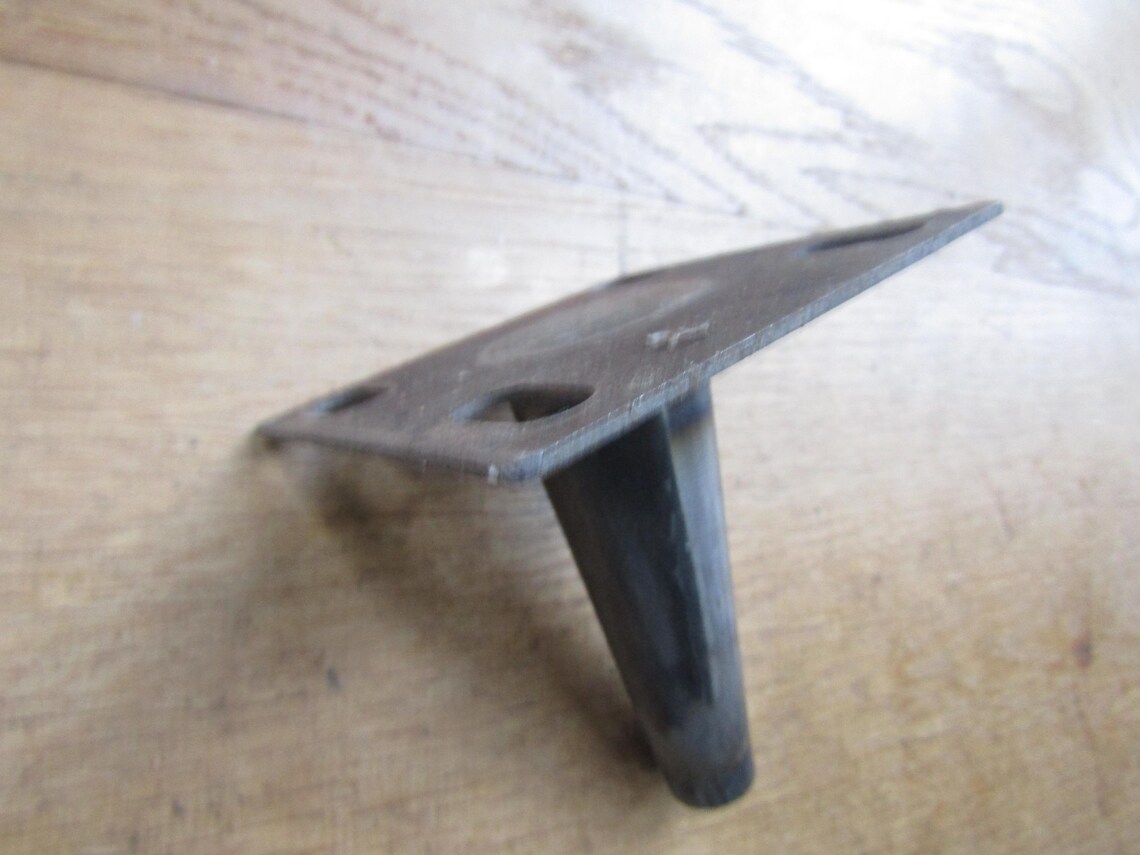 Rustic Industrial Furniture Leg Retro 70's Vintage Eames Conical ...