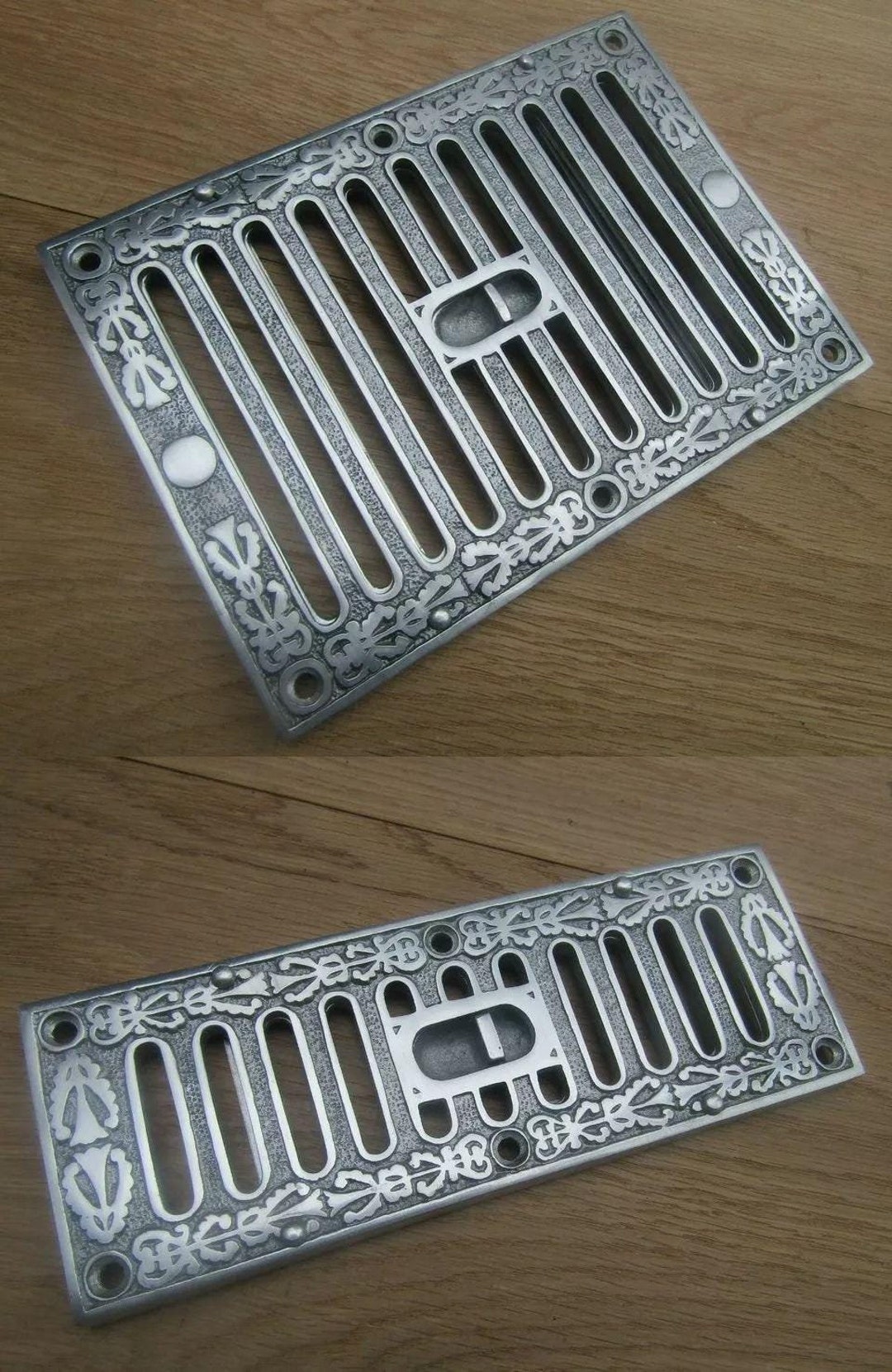 Vintage Style Vent Sliding Hit and Miss Cover Flat Grill Repair Plate ...