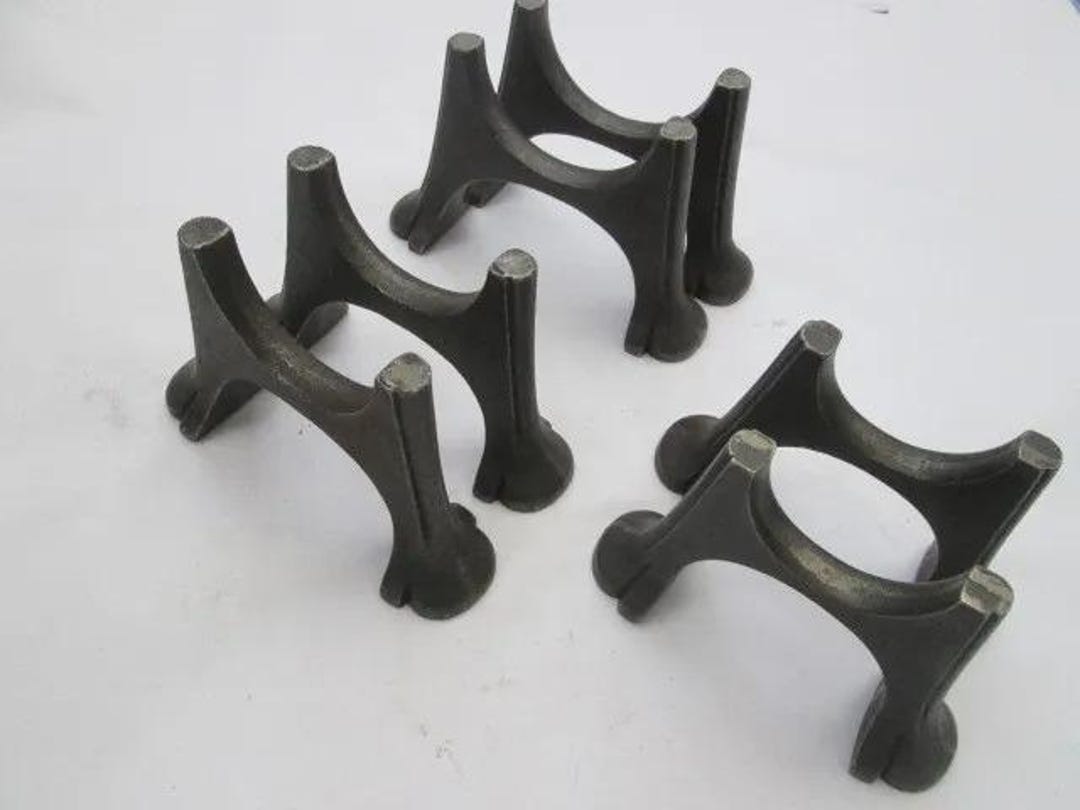 Rustic Iron Radiator Feet Traditional Vintage Retro Old Style Cast Iron ...