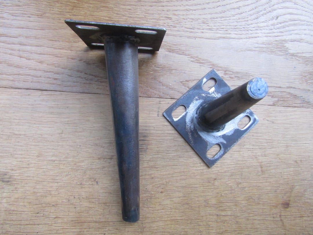 Rustic Industrial Furniture Leg Retro 70's Vintage Eames Conical ...