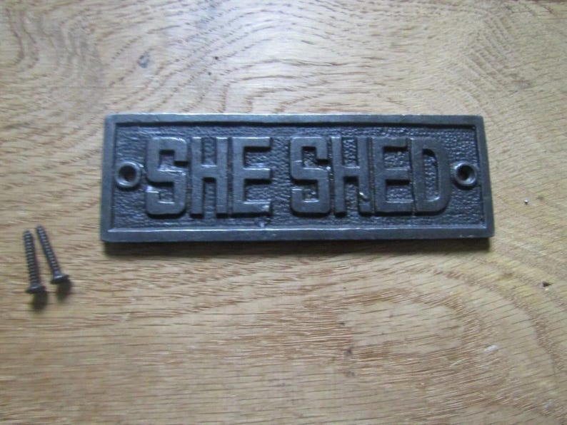 Rustic Iron Sign Vintage Rustic Industrial Wall Door Plaque Sign Notice ...