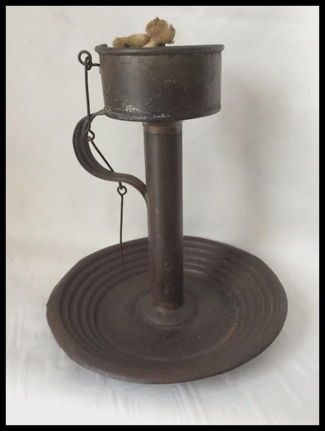 Antique Primitive Tin Fat Lamp, Early American Lighting - Etsy
