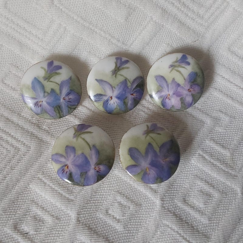 Porcelain Buttons - Etsy