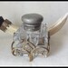Antique 19thc Victorian Inkwell, Pen Wipe, Writing, Desk Accessory - Etsy