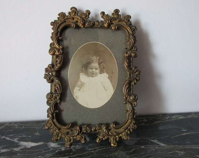 Antique C1880s Victorian Picture Frame With Pretty Scroll Design - Etsy