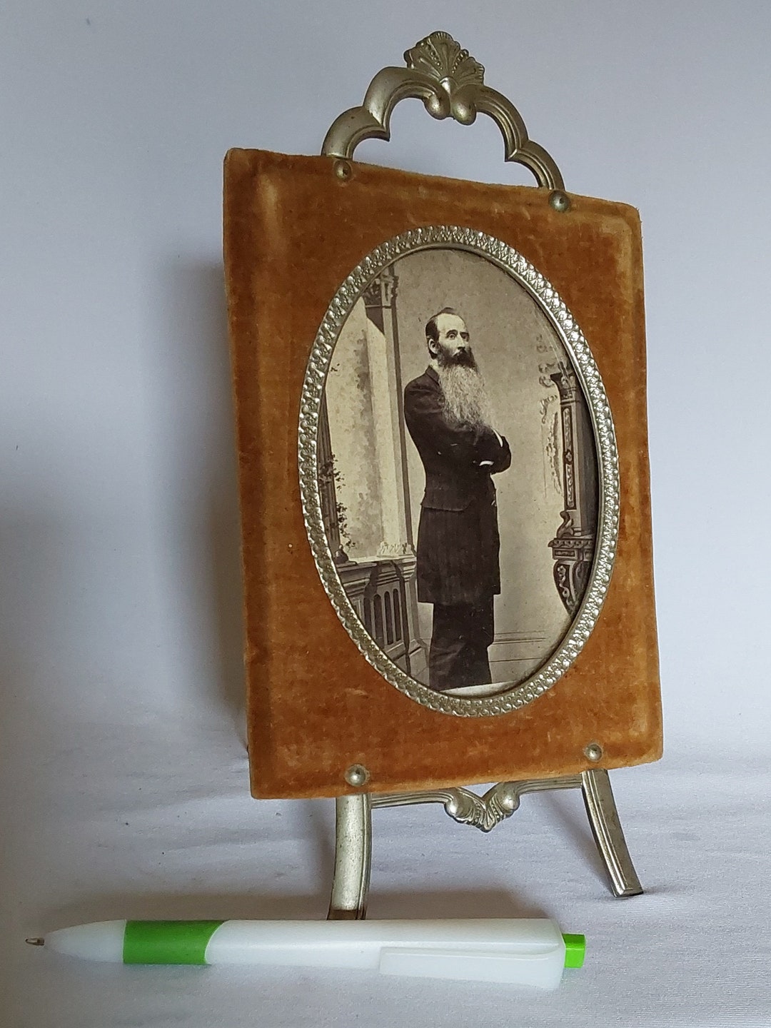 Antique C1880s Victorian Velvet Picture Frame - Etsy