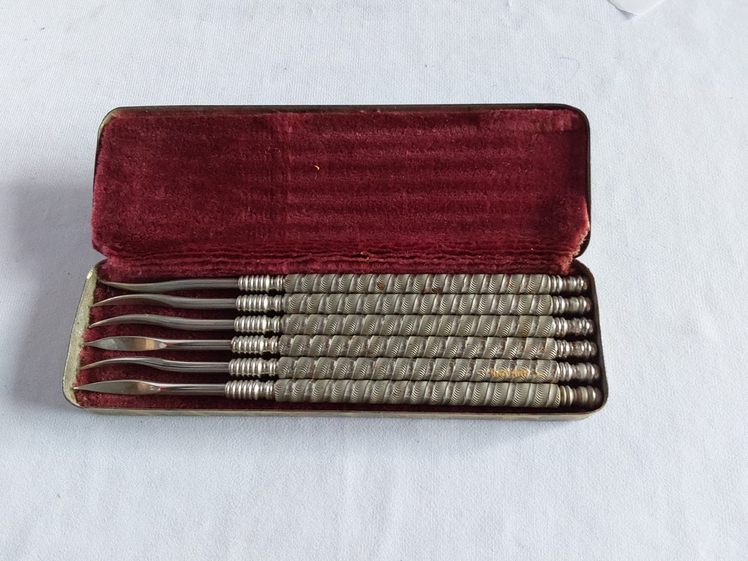 Antique Nut Pick Set in Original Advertising Tin Box - Etsy