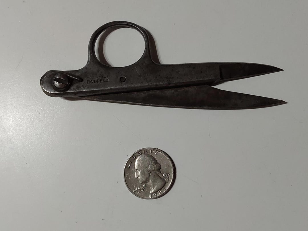 Antique Cut-rite Iron Scissors, Micro Sewing, Craft Shears - Etsy
