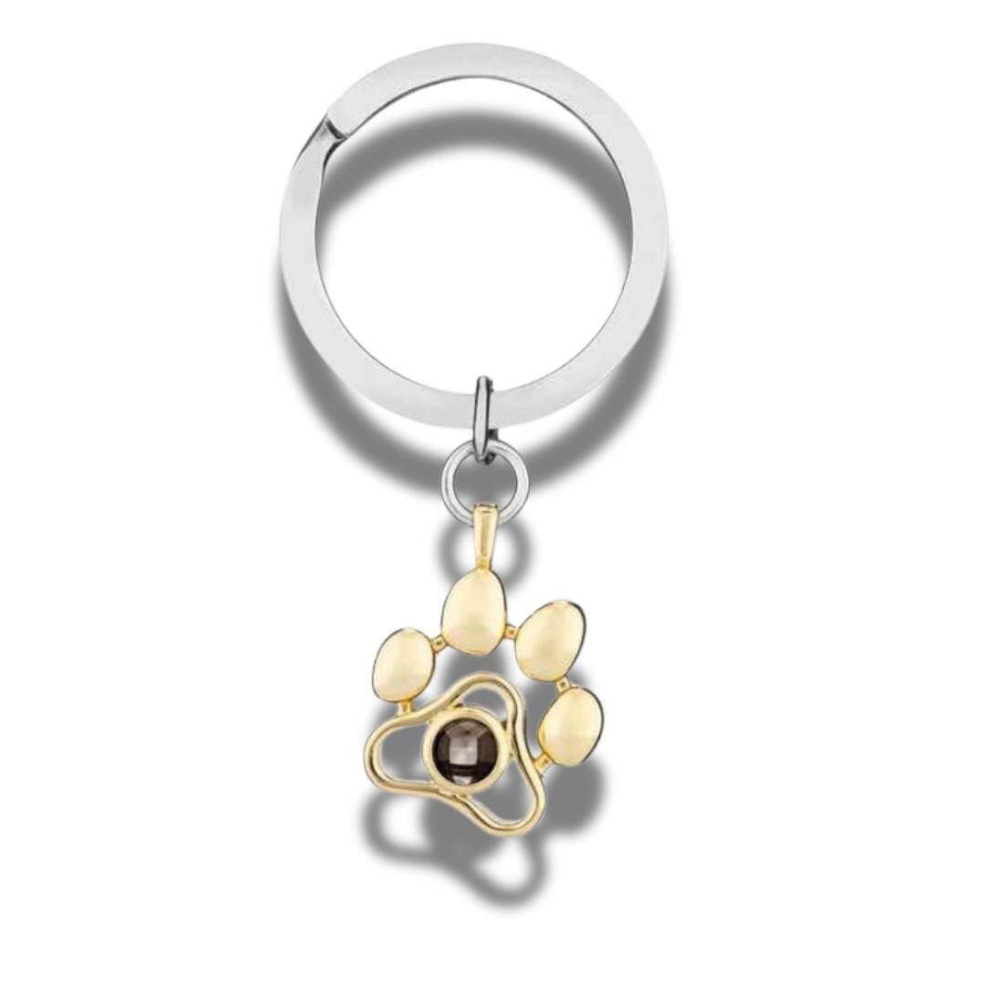 Custom Paw Print Projection Keychain/photo Projection Keychain ...