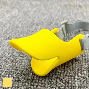 Dog Duckbill Muzzle Set Anti-bite, Anti-bark, Anti-chew, Adjustable ...