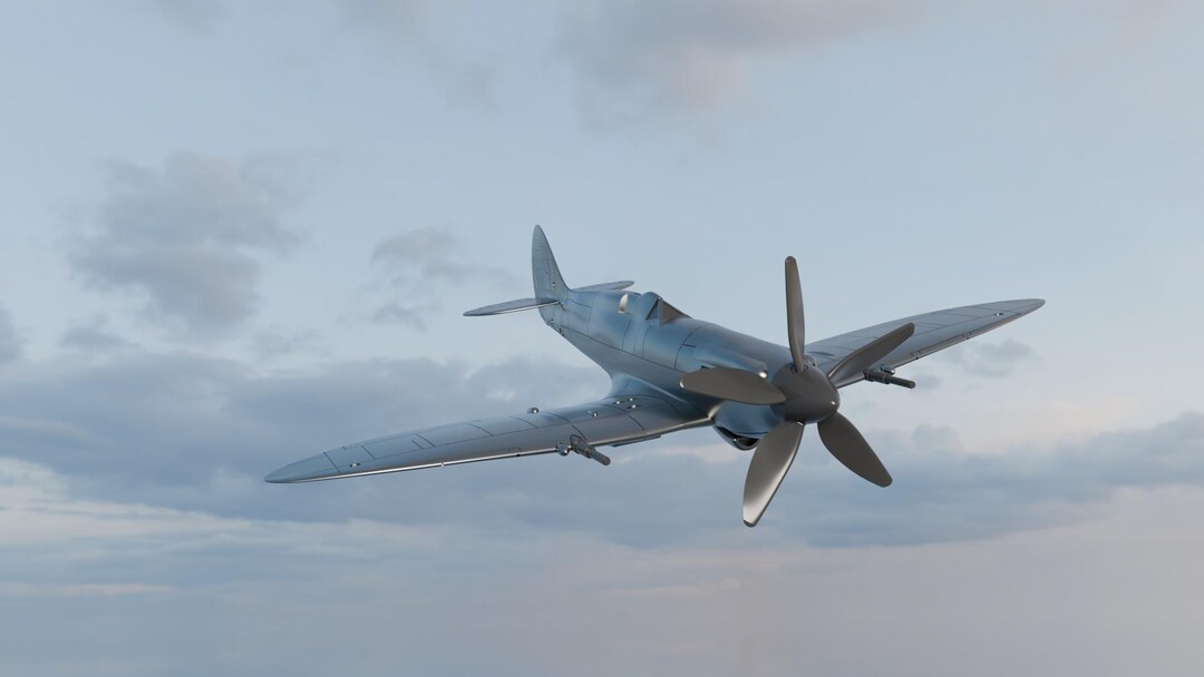 Supermarine Spitfire. Scale 1:28. Handcrafted. Parts Are Manufactured ...