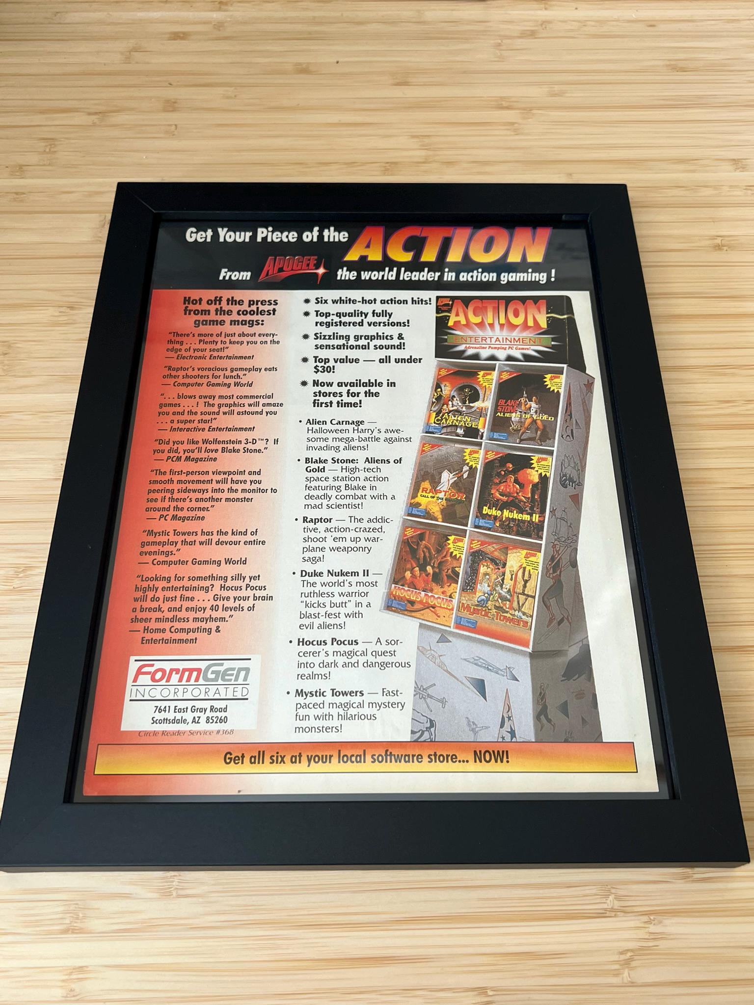 Apogee Entertainment | Original Magazine Print Ad | Apogee | Retro ...