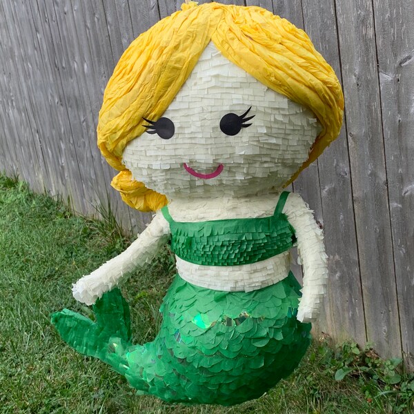 Mermaid Pinata - Etsy