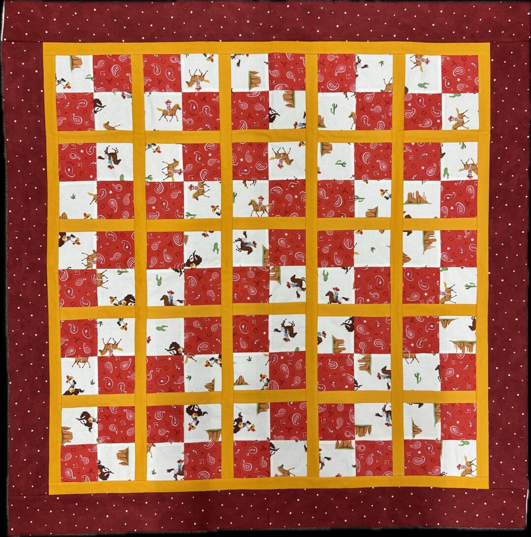 Riley Blake, Baby Checkers, Quilt Kit, Finished Size 42" X 42" - Etsy
