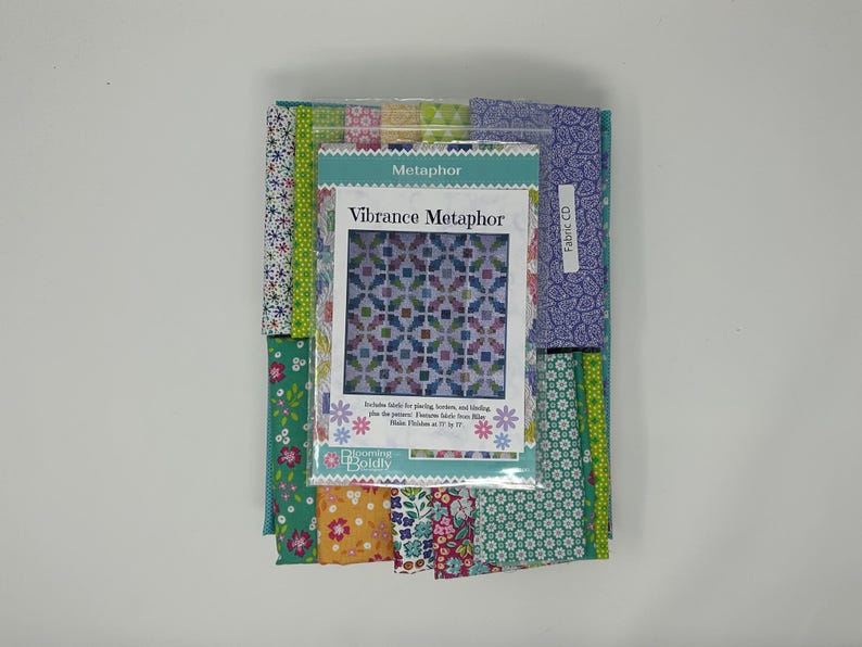 Vibrance Metaphor, Quilt Kit, Finished Size 77" X 77" - Etsy