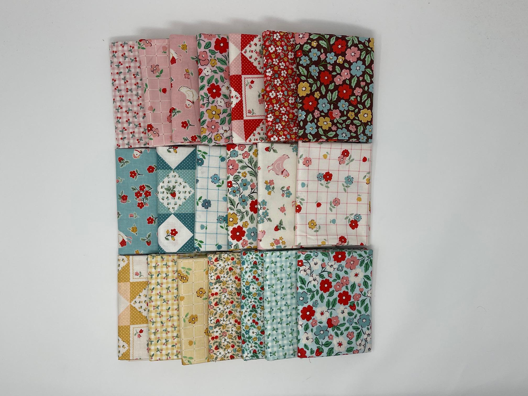Poppy Cotton, Farmhouse Fancy, 20 Piece, Fat Quarter Bundle - Etsy
