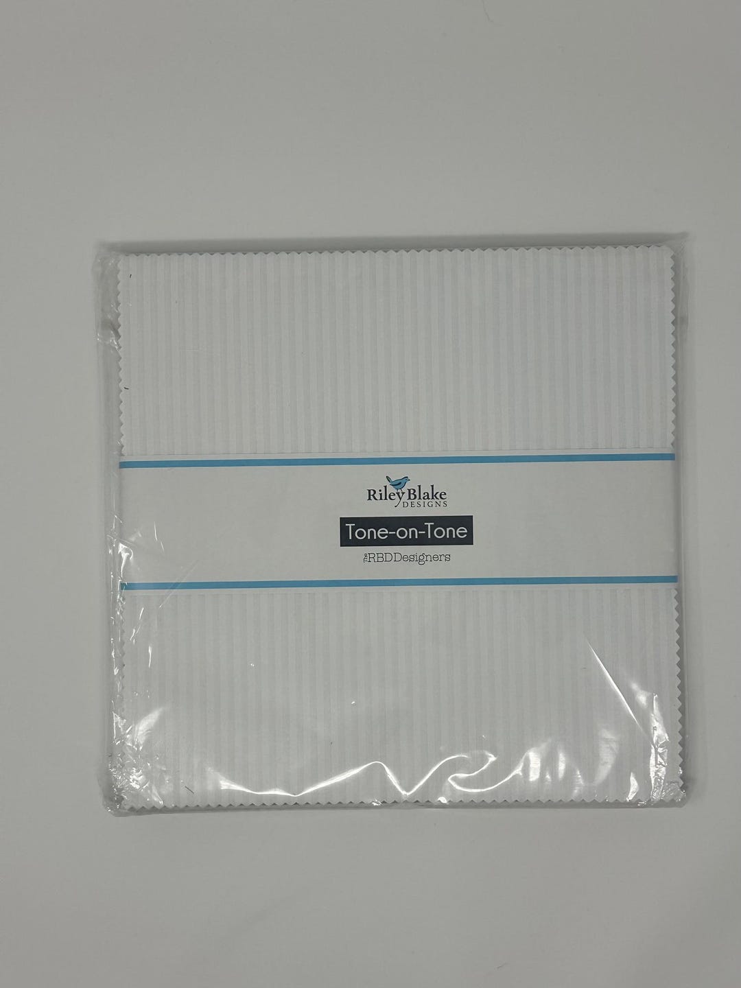 Riley Blake, White on White Stripe Layer Cake - Etsy