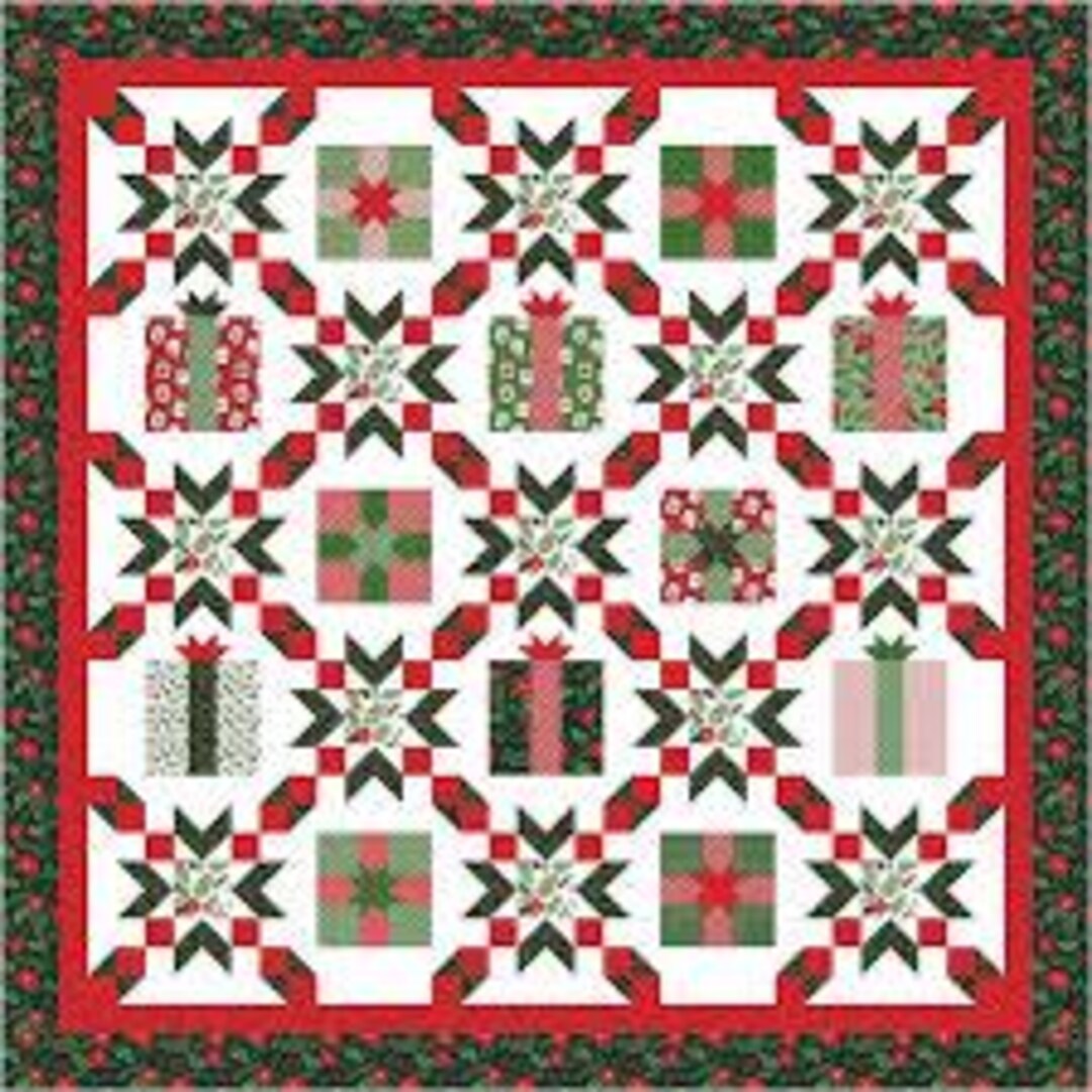 Sew-n-quilt Holiday Quilt Kit, Sew-n-quilt Christmas Magic Kit, Sew-n ...