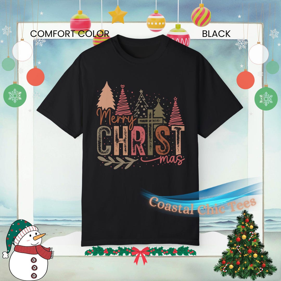 Merry Christmas T-shirt Faith-inspired Holiday Tee, Jesus is the Reason ...