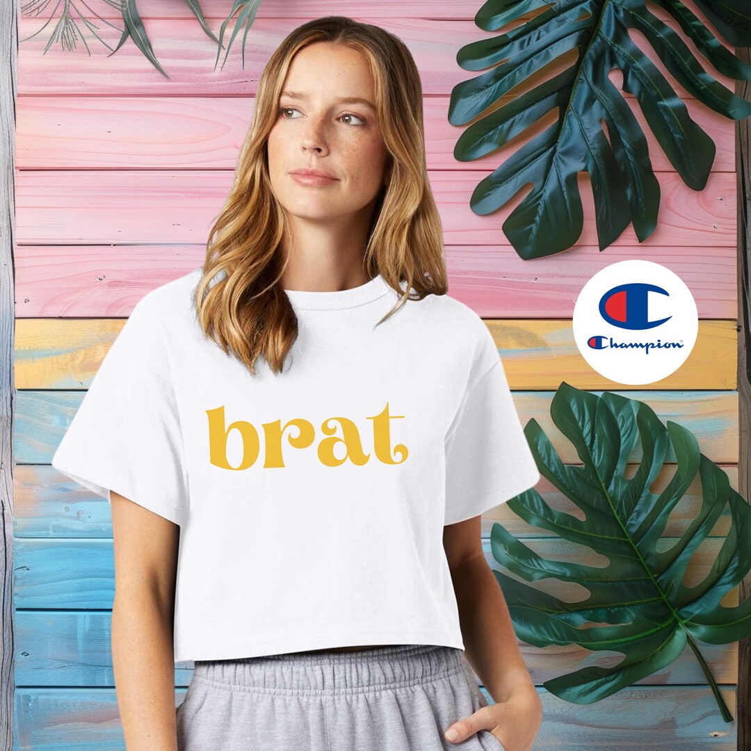 Brat Graphic Baby Tee-brat Shirt-brat Crop Top Shirt-brat Girl Summer ...