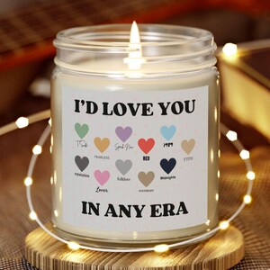 Swift Valentines Day, Taylor Album Merch, Eras Concert Candle, Gift for ...