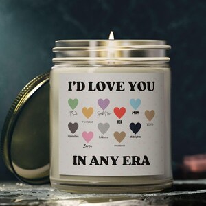 Swift Valentines Day, Taylor Album Merch, Eras Concert Candle, Gift for ...