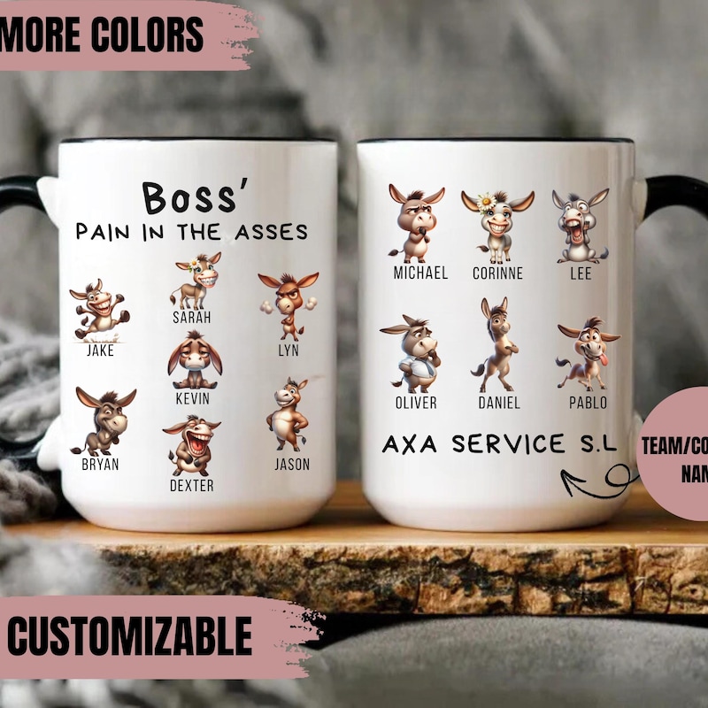 Personalised Mugs Team - Etsy