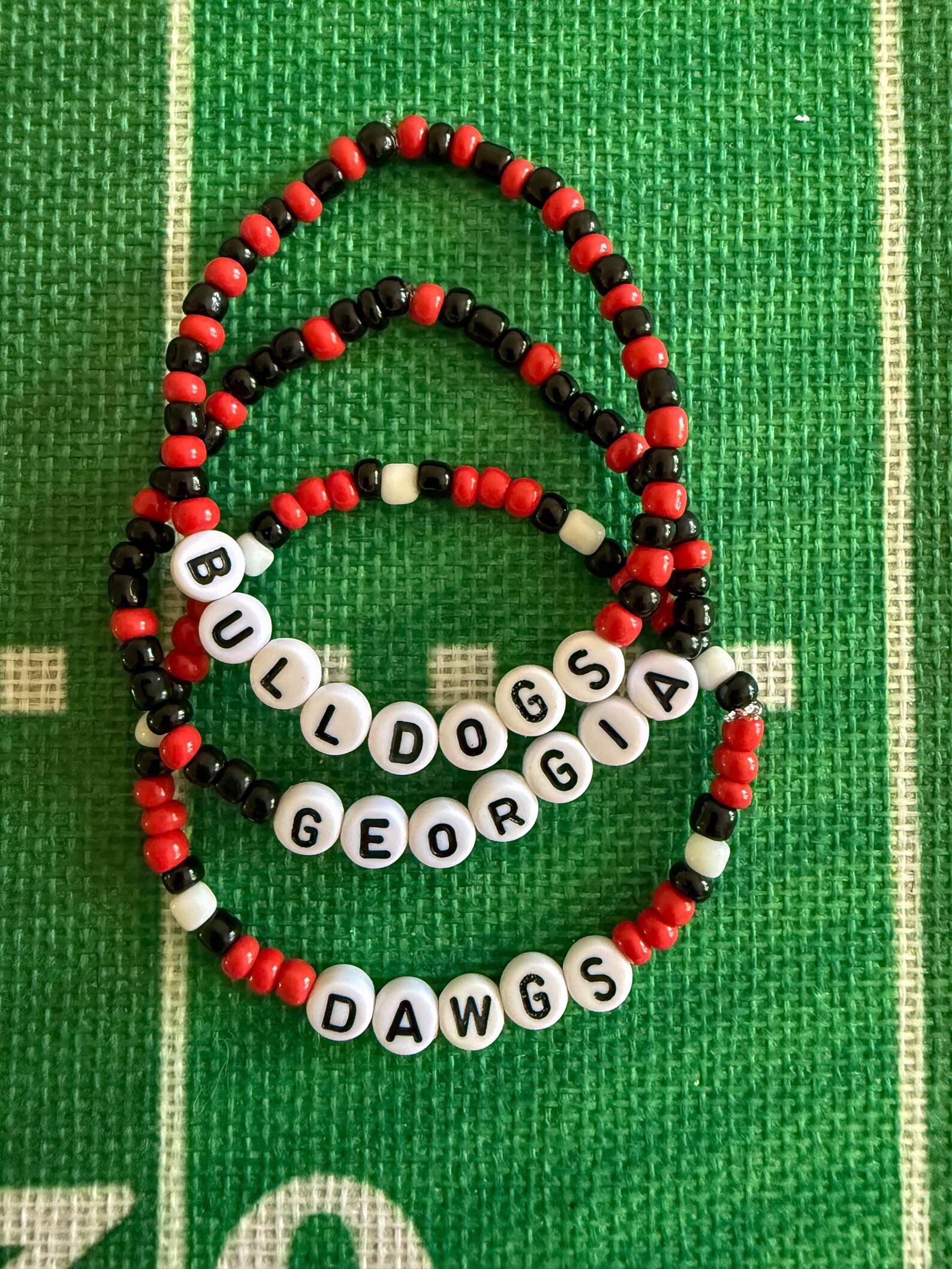 NCAA Inspired Team Bracelet Set - Etsy